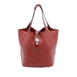 Herm&egrave;s Pre-owned Picotin Lock 18 - Femme - Pre-owned - Rouge - Taille: ONE Size