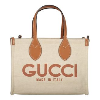 Gucci Medium Tote Bag - - Bags - Damen - Beige - ONE SIZE