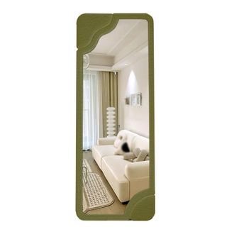 Generic Spiegel Ganzk&ouml;rperspiegel Spiegel mit Rahmen Rechteckiger f&uuml;r Schlafzimmer Eingangsbereich Wohnzimmer(Green,170x70 cm)