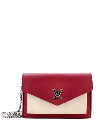 Louis Vuitton Mylockme Monochrome Handbag Leather BB shoulder bag - Rouge