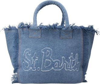 MC2 Saint Barth Femme, Sacs, Bleu, Taille: ONE Size Vanity Shoulder Bag