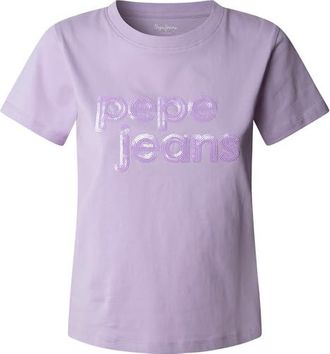 Pepe Jeans London Aria T-Shirt, Violet (Lilas), S Femme