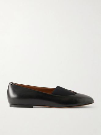 Jil Sander Leather Ballet Flats - Black