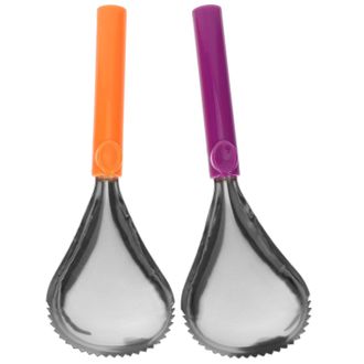 Pretyzoom 2st&uuml;cke Teiliges Edelstahl K&uuml;rbiskernentferner Und Fruchtentkerner Robustes K&uuml;chenger&auml;t Mit Gezackten Kanten F&uuml;r Einfaches Entfernen Von Kernen Prakti