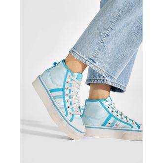 adidas Sneakers aus Stoff adidas Nizza Platform Mid GX4604 Blau