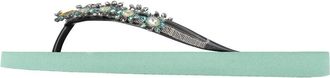 UZURII Slipper & Pantoletten - Zehentrenner Dolce Turqoise - Gr. 35,5 (EU) - in Gr&uuml;n - f&uuml;r Damen