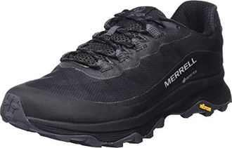 Merrell Homme Moab Speed GTX-Black Sneakers Basses, Noir Asphalte, 45 EU