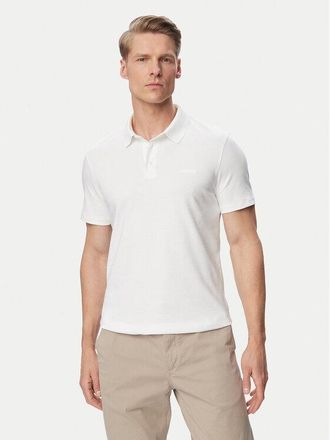 Calvin Klein Poloshirt LV04LH204G Wei&szlig; Regular Fit