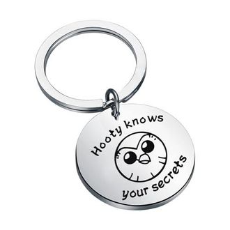Generic Porte-cl&eacute;s &laquo; The Owl House &raquo; - Cadeau id&eacute;al pour les fans de Hooty Knows Your Secrets, Porte-cl&eacute;s H-k-y-secrets, S