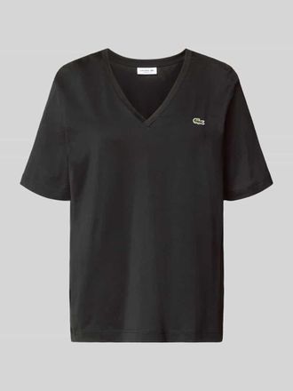 Lacoste Relaxed Fit T-Shirt aus reiner Baumwolle
