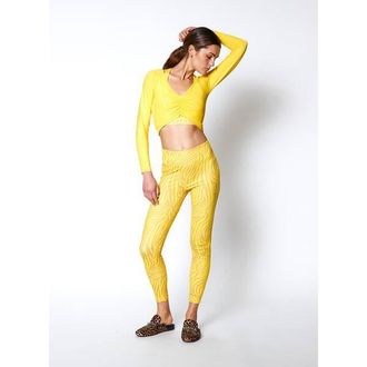 Delicate.love Damen Top Yoga Top Big Tiger