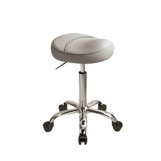 Generic Sattelhocker mit R&auml;dern, drehbarer, Verstellbarer Rollhocker, geeignet for Massage, Sch&ouml;nheitssalons, Spas und B&uuml;ros(Gray)