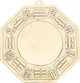 Valiclud Kupfer Handwerksspiegel Acht Trigramme Konvexe Oberfl&auml;che 11,5cm Durchmesser Exorzismus Ornament f&uuml;r Haus und B&uuml;ro