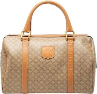Celine Sac Boston Pre-owned - Femme - Pre-owned - Beige - Taille: ONE Size