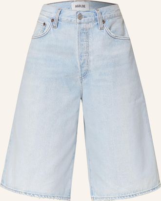 A Gold E Agolde Jeans-Bemudas Ramona blau