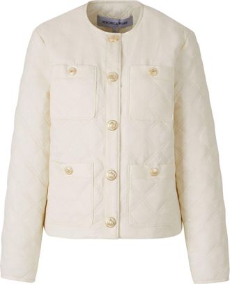 Veronica Beard Gesteppte Shalia Jacke - Weiß