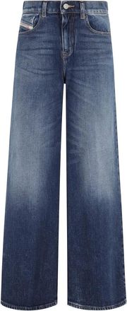 Diesel Femme, Jeans, Bleu, Taille: W26 1978 D-Akemi Wide Jeans