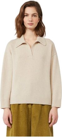 Max Mara Femme, Pulls, Beige, Taille: 38 FR Agre Sweater