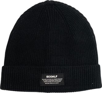 Ecoalf Ecoalf, Homme, Accessoires, Noir, Taille: ONE Size Wool Beanie