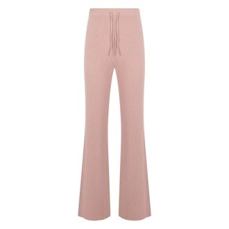 Alberta Ferretti Femme, Pantalons, Rose, Taille: 42 FR Pantalon &Eacute;vas&eacute; &Eacute;l&eacute;gant