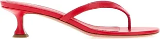Amina Muaddi Femme, Chaussures, Rouge, Taille: 36 EU High Heel Sandales