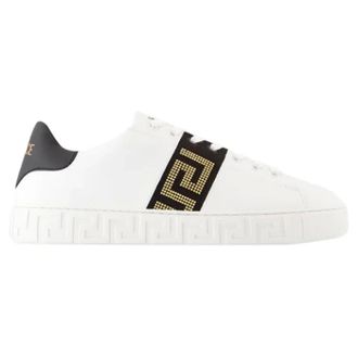 Versace Femme, Chaussures, Noir, Taille: 40 EU Tissu baskets