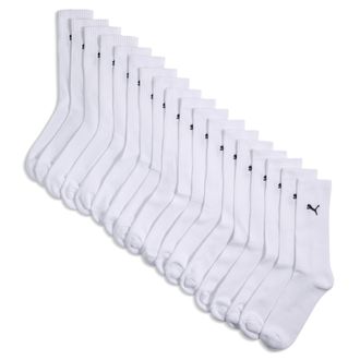 Puma Chaussettes Unisexe (lot de 9 paires), V&ecirc;tements, Blanc, 35-38
