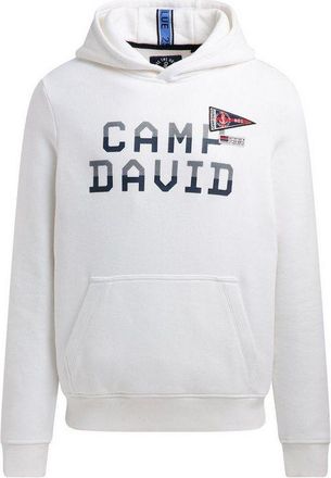 Camp David Kapuzensweatshirt mit Rippb&uuml;ndchen