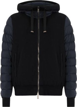 Moorer Veste Flavia &agrave; Capuche - Femme - Vestes - Noir - Taille: 44 FR