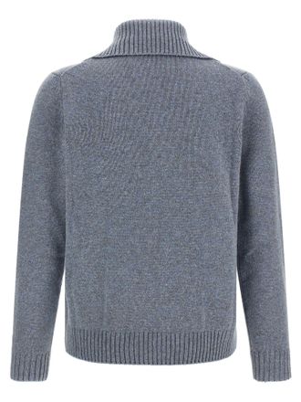 Zanone Virgin Wool Cardigan - Blue