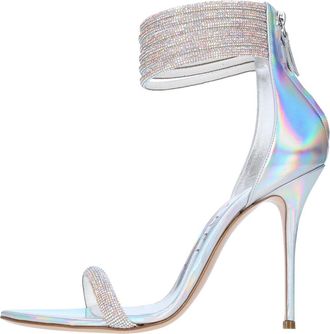 Casadei Femme, Chaussures, Gris, Taille: 37 1/2 EU Hollywood Sandales
