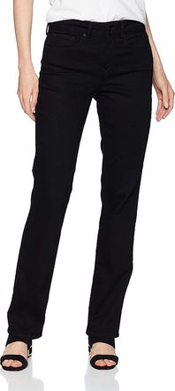 NYDJ Damen Marilyn Straight Denim Jeans, Schwarz, 38