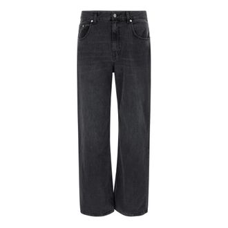 S&eacute;fr Relaxed Gerades Jeans - - Jeans - Herren - Schwarzk - W32