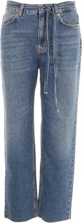 Liu Jo Femme, Jeans, Bleu, Taille: W29 Jean droit avec ceinture