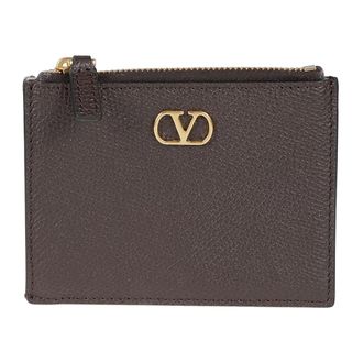 Valentino Garavani Femme, Accessoires, Brun, Taille: ONE Size Porte-cartes VLogo Signature