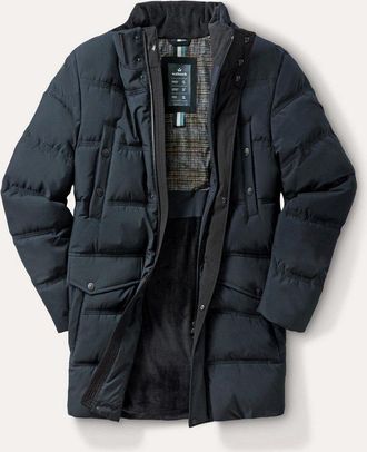 Walbusch Steppjacke Herren Aquastop Steppjacke 2.0 mit Kapuze, modern, wasserabweisend, Kurzgr&ouml;&szlig;e