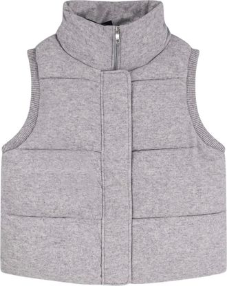 BOSS gilet à design matelassé - Gris