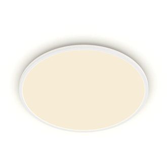 Philips Plafonnier led Superslim, SceneSwitch 3 r&eacute;glages dintensit&eacute;, 36W, rond, Blanc, 3x55x55, 2700K,3600 lumen