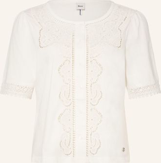 Brax Brax Jerseybluse Celina S Mit Spitze weiss