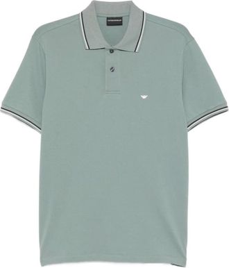 Emporio Armani Homme, Tops, Bleu, Taille: L Logo Polo