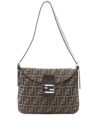 Fendi sac port&eacute; &eacute;paule (2000-2010) - Marron