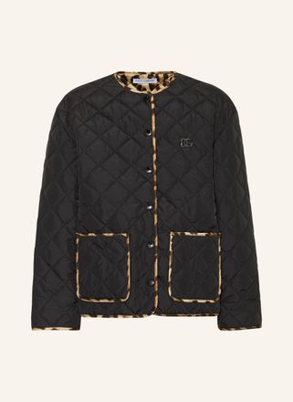Dolce & Gabbana Steppjacke schwarz