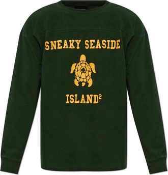 Dsquared2 Homme, Tops, Vert, Taille: XL T-shirt avec imprim&eacute;