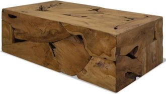 vidaXL Couchtisch 90x50x30 cm Teakholz Braun Vidaxl