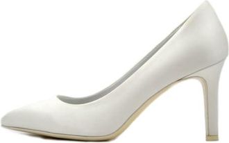 OSVALDO PERICOLI Chaussure de Mariée, Décolleté en Satin Soie Ivoire avec Talon 8cm.-15PAOLA, ivoire (ral 1013), 36 EU