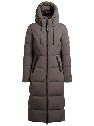 Khujo Damen Winterjacke Soria Wintermantel Mantel Steppmantel (DE/NL/SE/PL, Alphanumerisch, XS, Regular, Regular, 232GRA-GRY)
