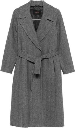 Palt&ograve; Manteau Au Genou - Gris