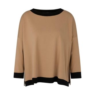 Marc Cain Rundhals-Pullover - - Knitwear - Damen - Braun - XS