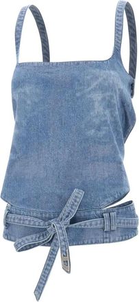 Diesel Femme, Tops, Bleu, Taille: 38 FR De-Sayra Top