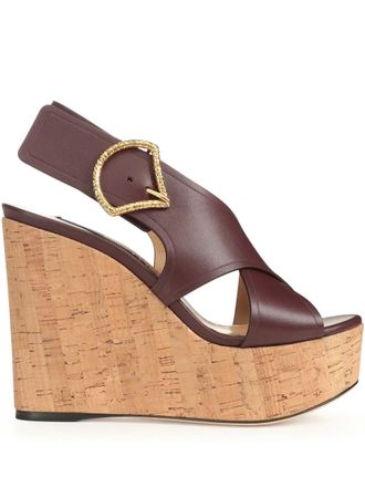 Sergio Rossi sandales Sea Scale 75 mm - Rouge